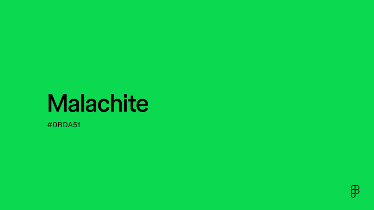 Couleur Malachite : Code Hex, Palettes & Signification | Figma