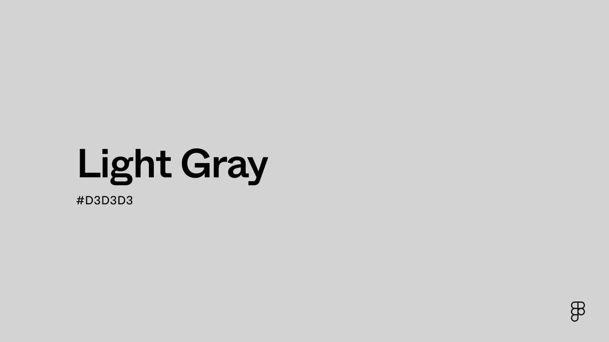 Light Gray Color: Hex Code, Palettes & Meaning | Figma