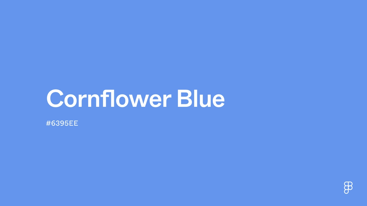 Cornflower Blue Color : Hex Code, Palettes & Meaning | Figma