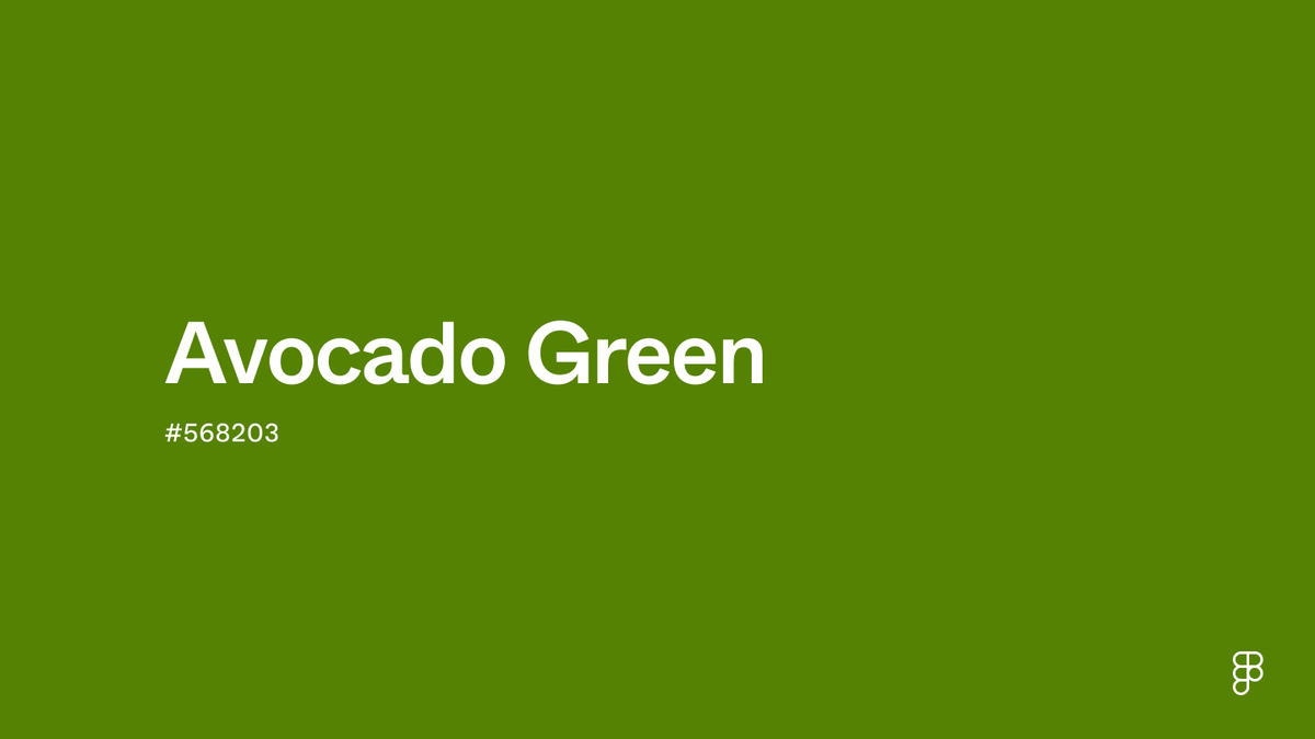 Avocado Green Color: Hex Code, Palettes & Meaning | Figma