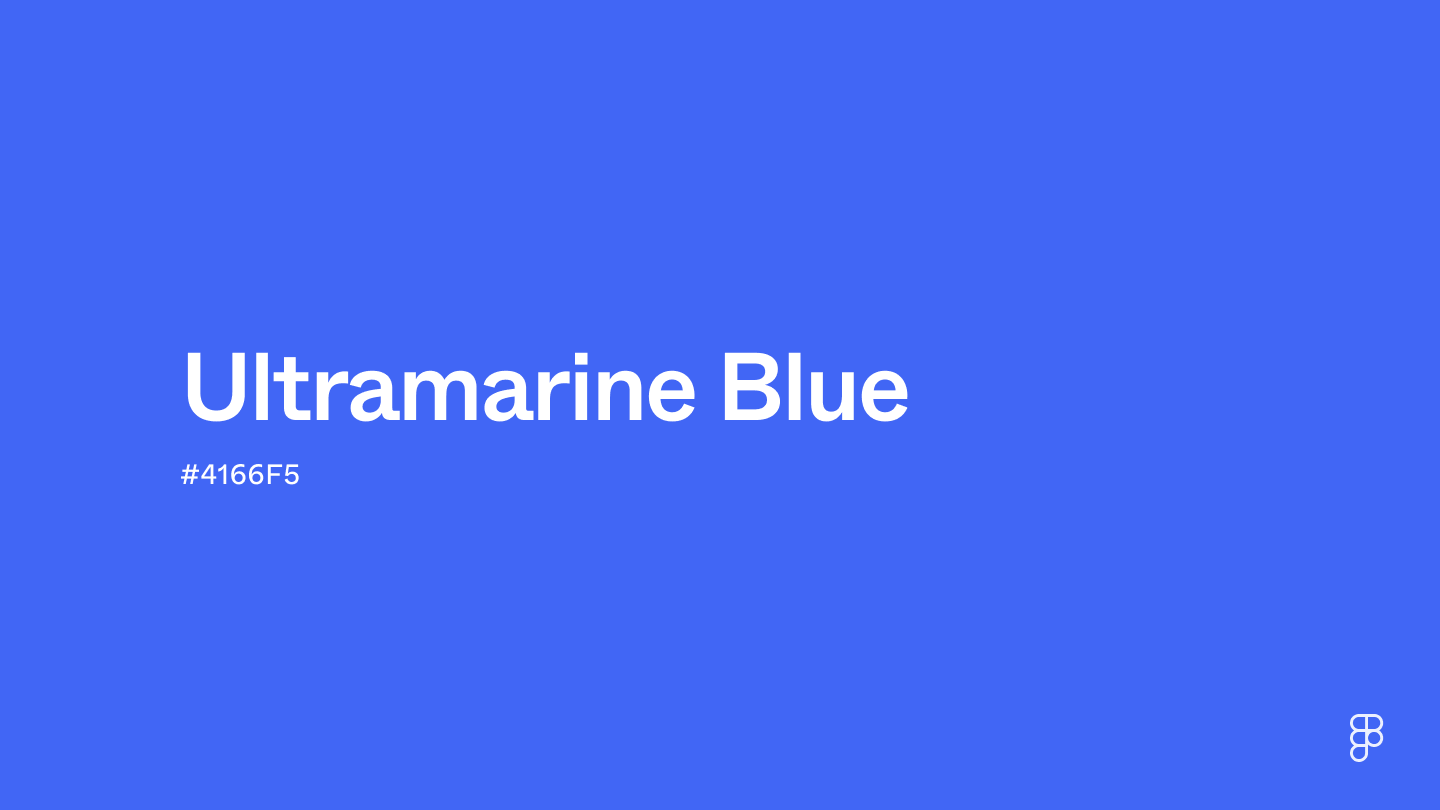 Ultramarine blue Color: Hex Code, Palettes & Meaning | Figma