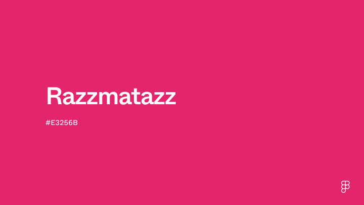 Razzmatazz Color: Hex Code, Palettes & Meaning | Figma