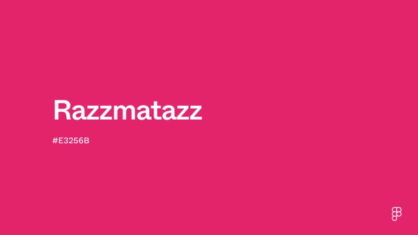 Razzmatazz Color: Hex Code, Palettes & Meaning | Figma
