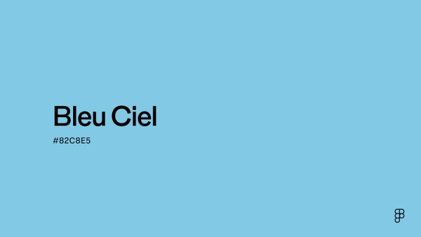 Couleur Bleu Ciel : Code Hex, Palettes & Signification | Figma