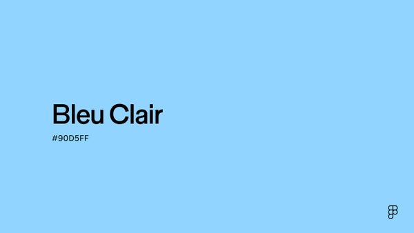 Couleur Bleu Clair : Code Hex, Palettes & Signification | Figma