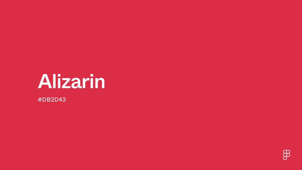 Alizarin Color: Hex Code, Palettes & Meaning | Figma