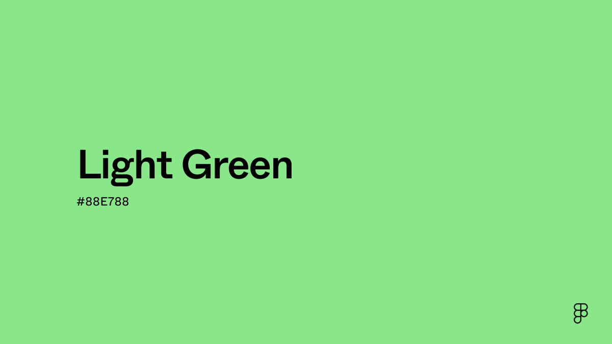 Light Green Color: Hex Code, Palettes & Meaning | Figma
