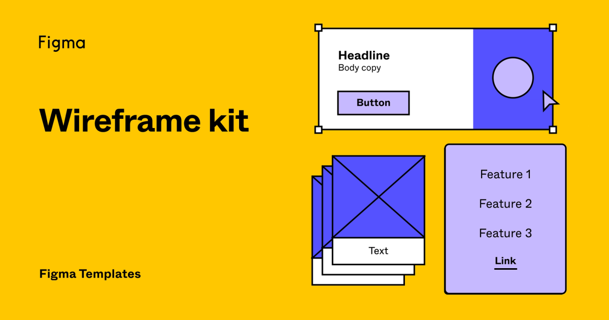 Free Online Wireframe Kit | Figma