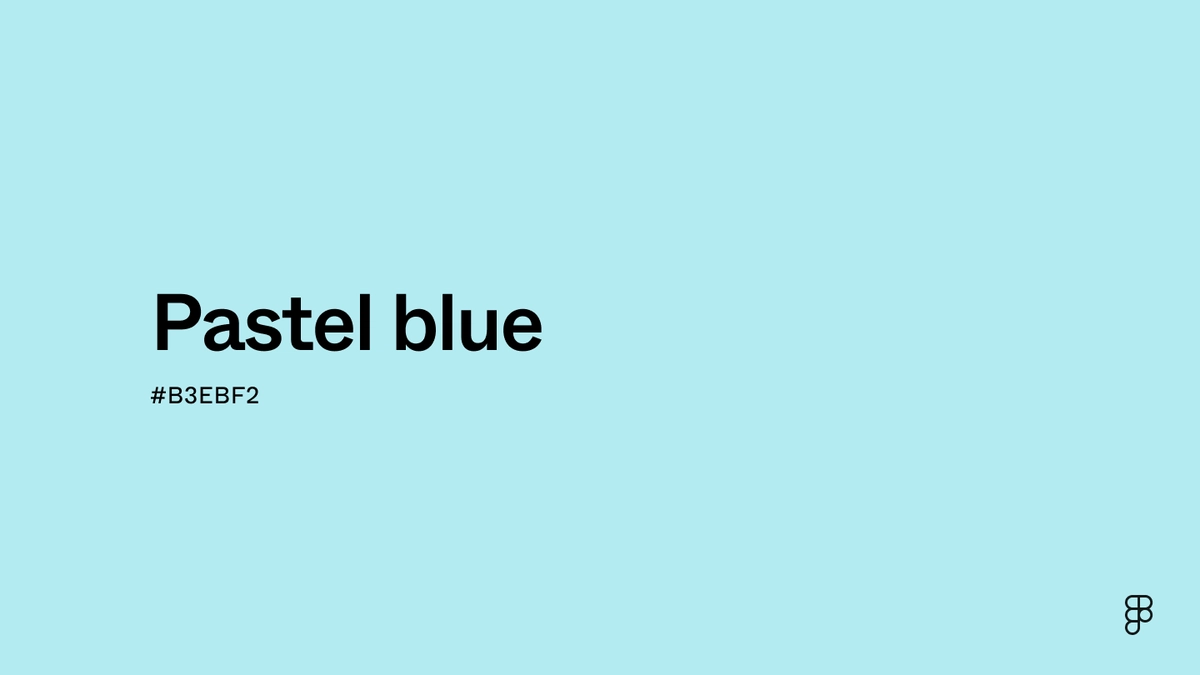 Pastel Blue Color: Hex Code, Palettes & Meaning | Figma