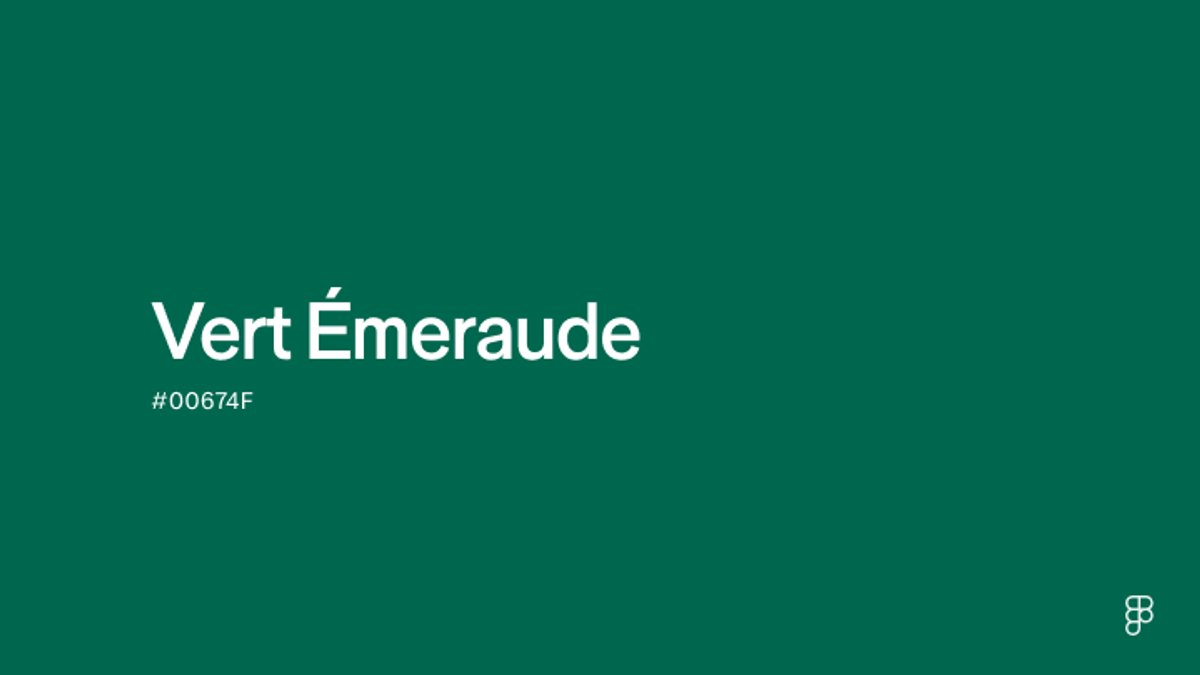 Couleur Vert Émeraude : Code Hex, Palettes & Signification | Figma