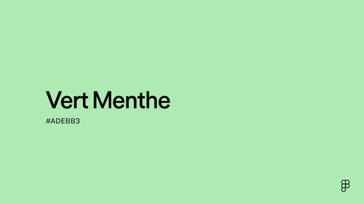 Couleur Vert Menthe : Code Hex, Palettes & Signification | Figma