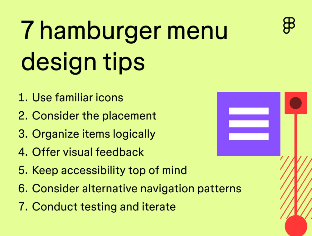 Guide To Designing a Hamburger Menu | Figma