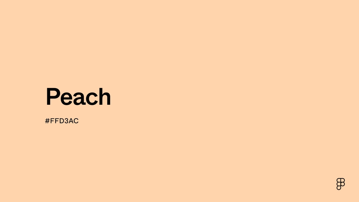 Peach Color: Hex Code, Palettes & Meaning | Figma