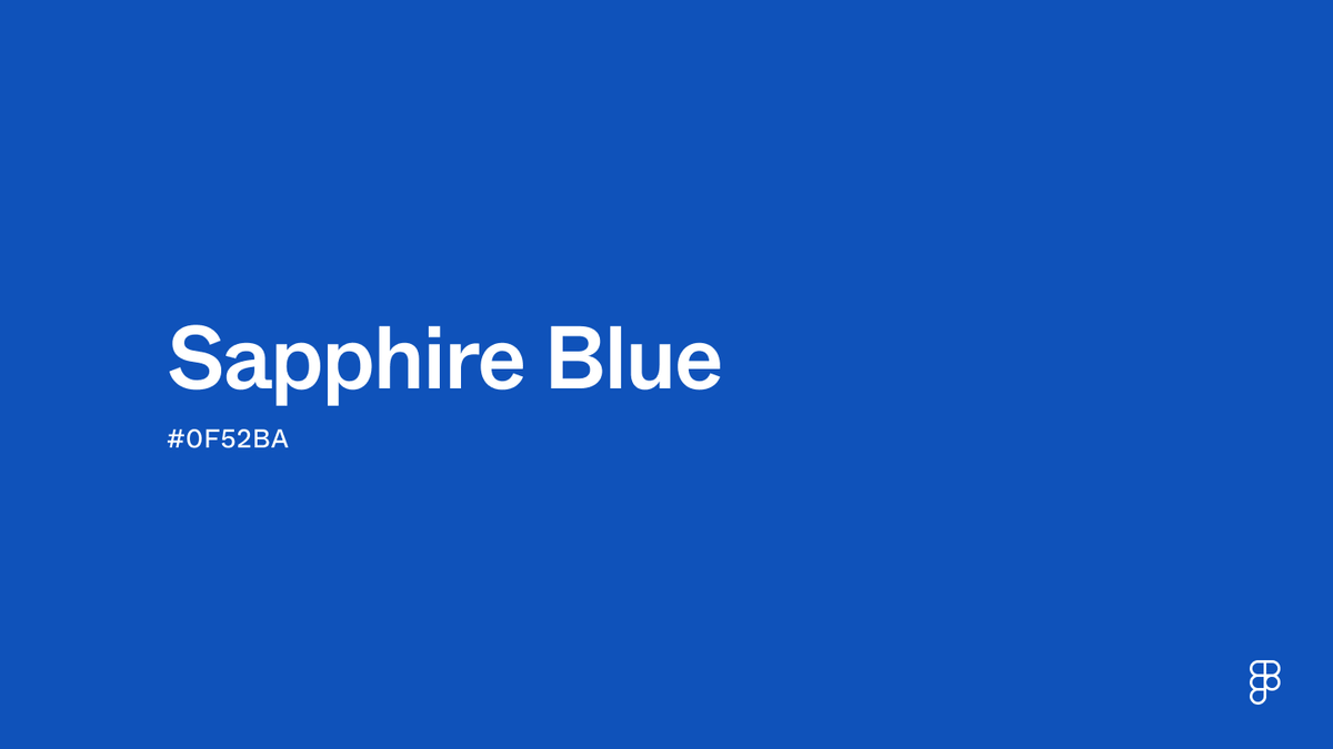 Sapphire Blue Color: Hex Code, Palettes & Meaning | Figma