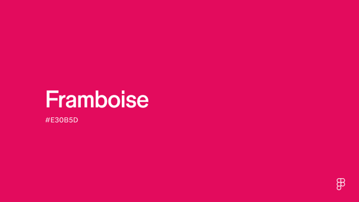 Couleur Framboise : Code Hex, Palettes & Signification | Figma