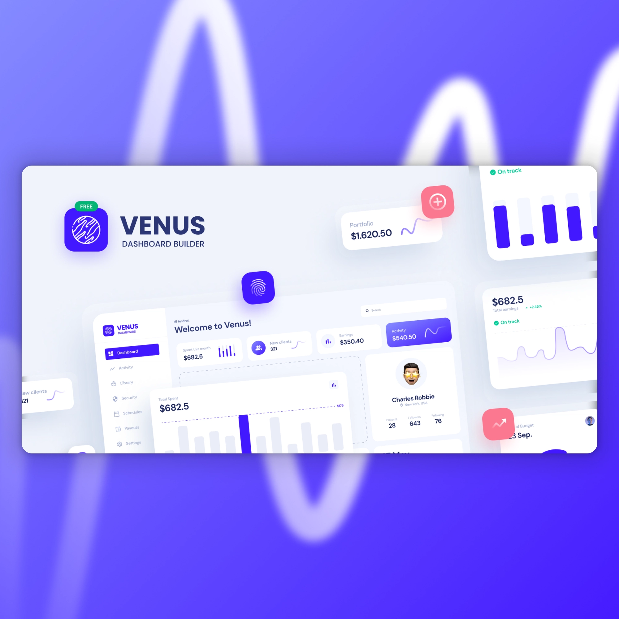50+ Free Dashboard Design Templates & Components | Figma