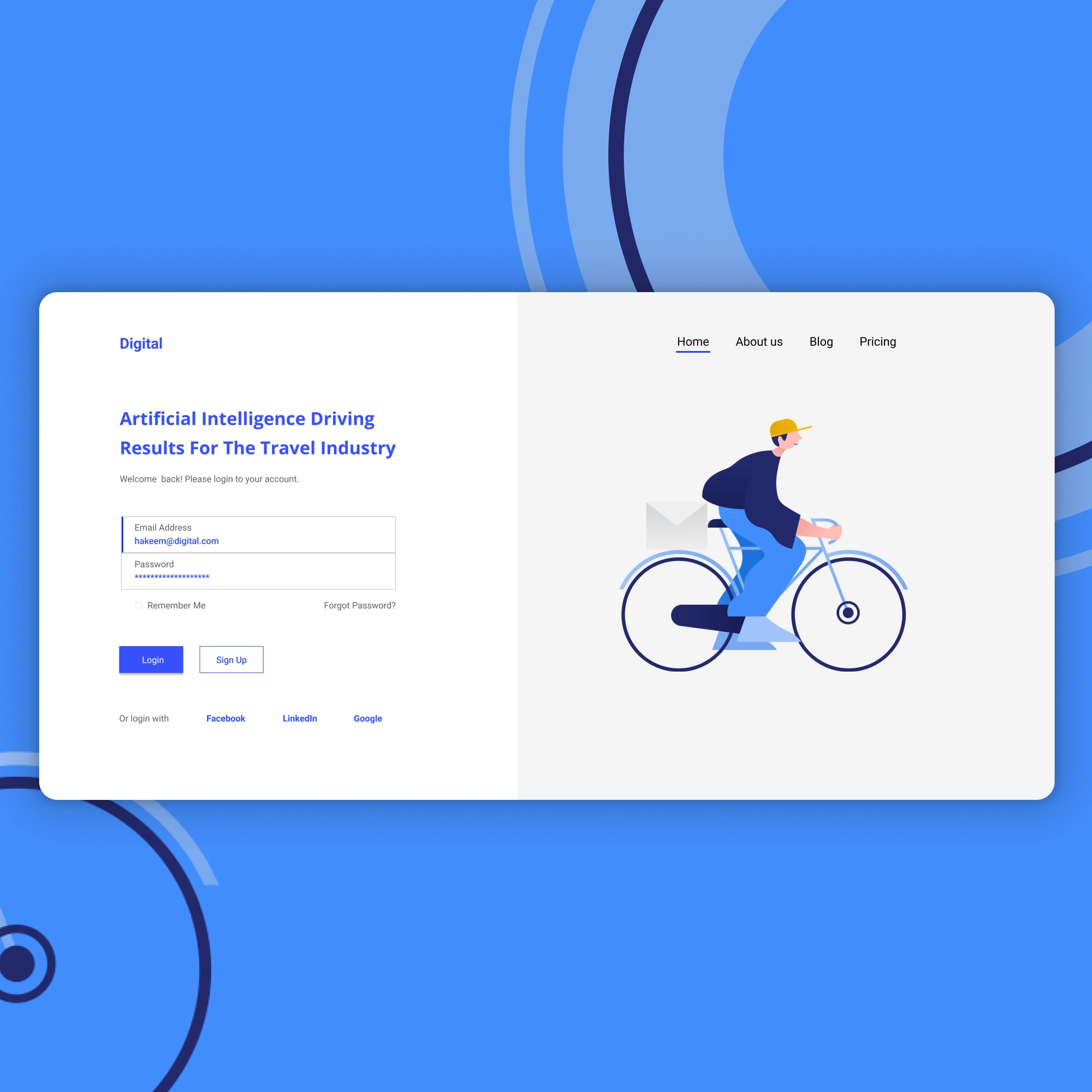 20+ Login Page Designs Templates & Inspiration | Figma