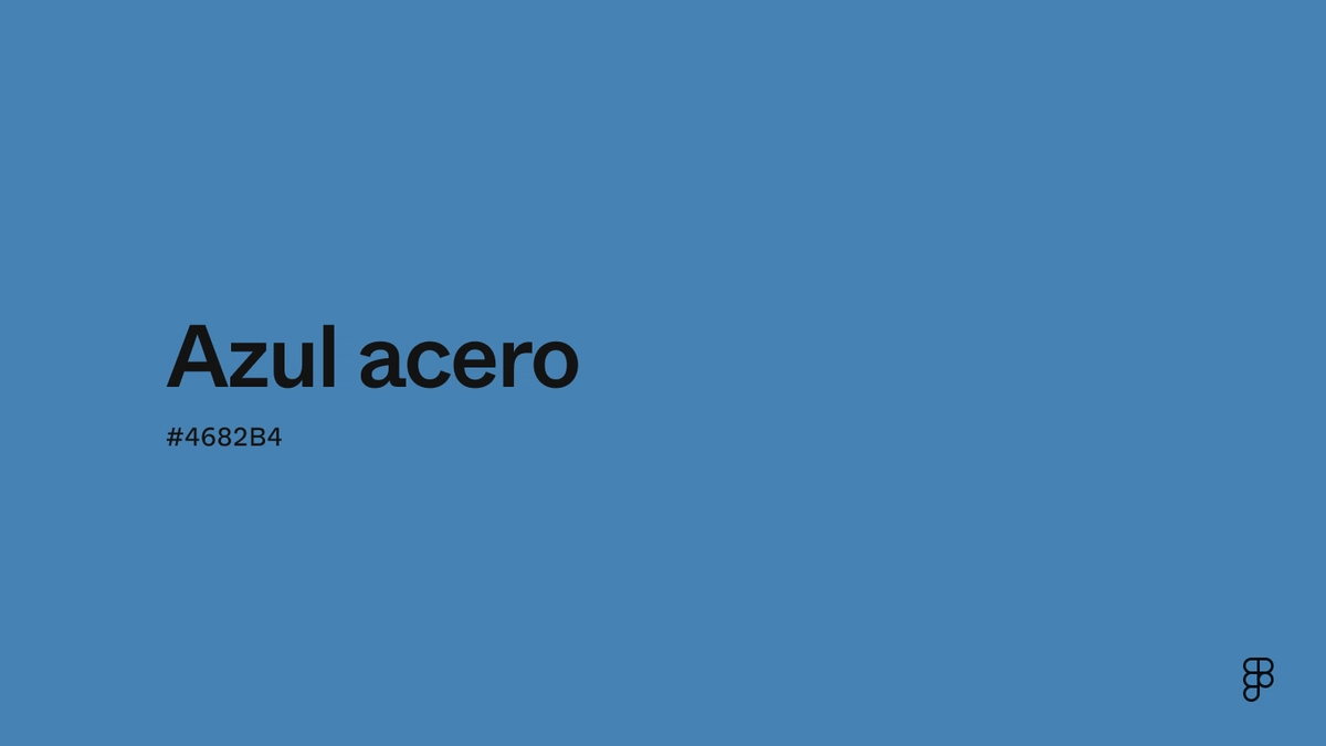 Azul acero: Código Hex, Paletas y Significado | Figma