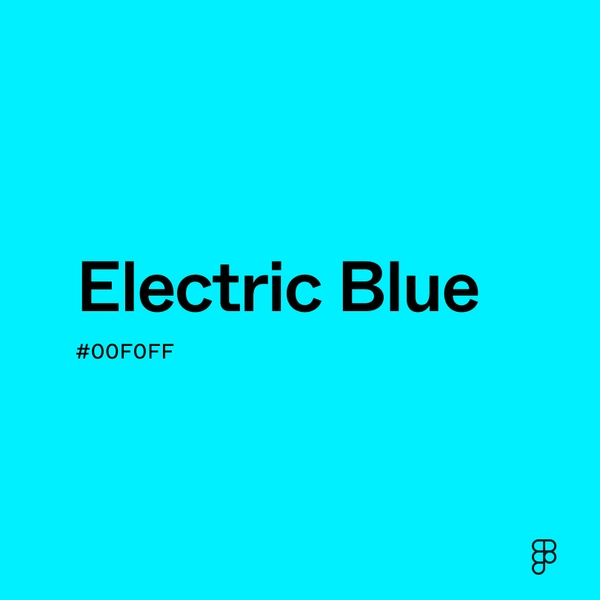 Neon Blue Color: Hex Code, Palettes & Meaning | Figma