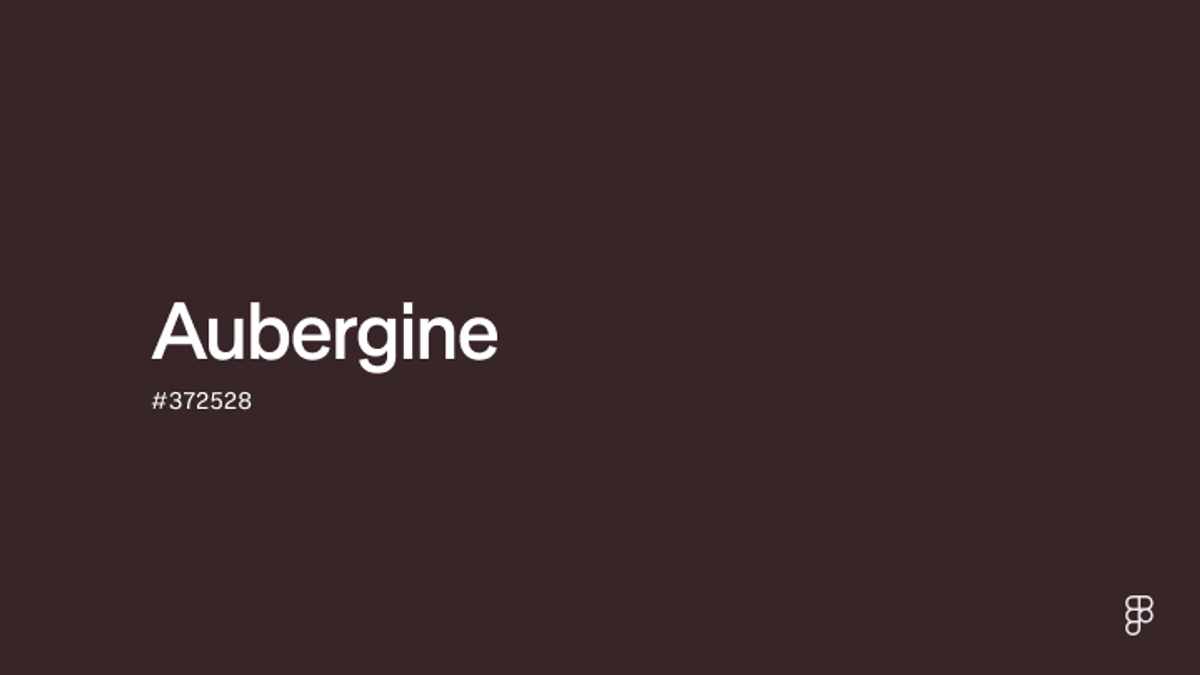 Couleur Aubergine : Code Hex, Palettes & Signification | Figma