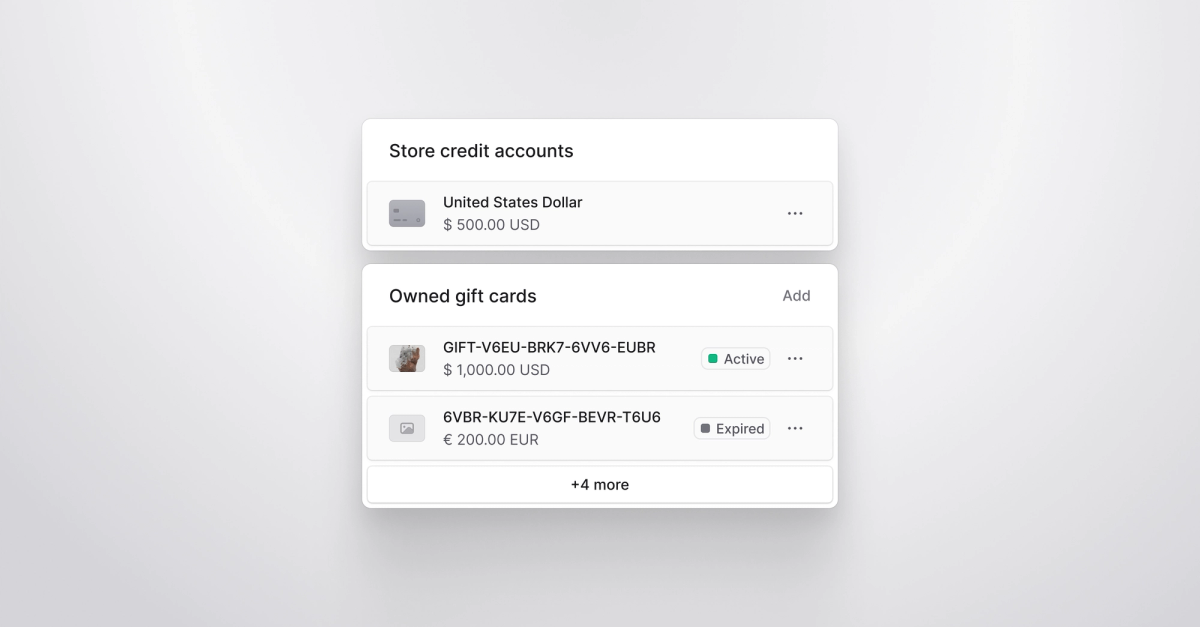 Medusa - Announcing Store Credits and Gift Cards