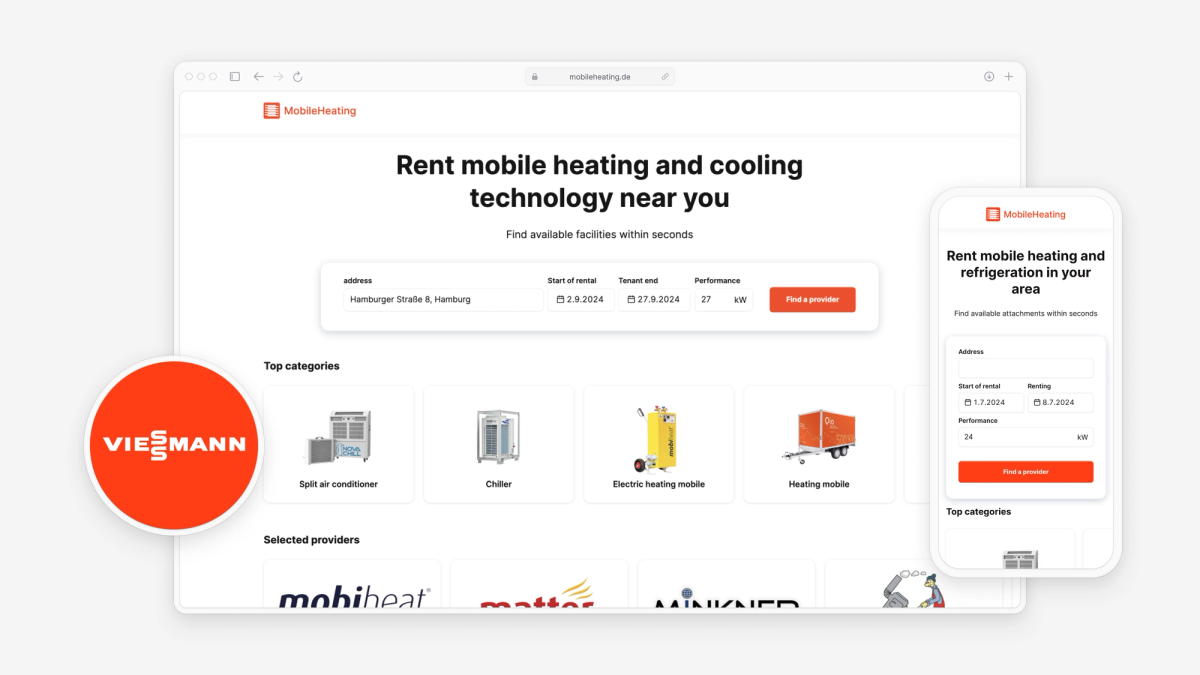 Medusa - Building the Booking.com for mobile heating and cooling