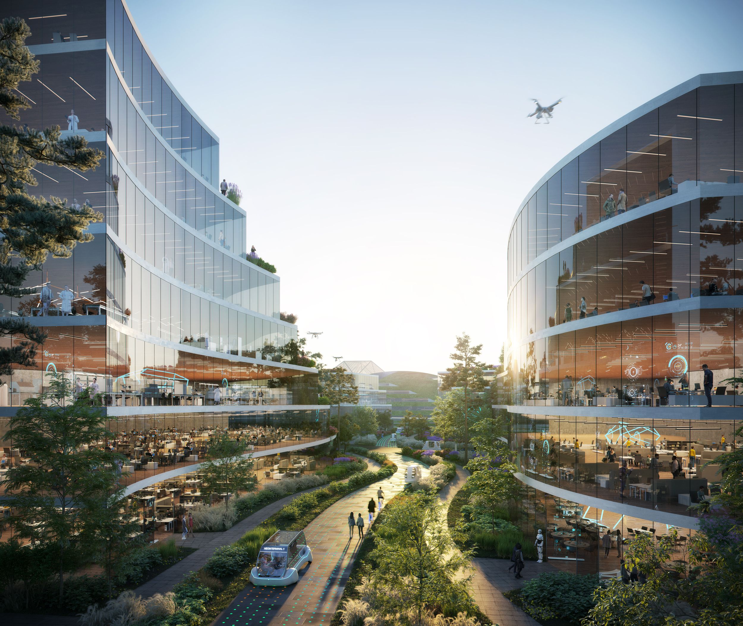 Chengdu Future Science and Technology City Launch Area Masterplan and ...