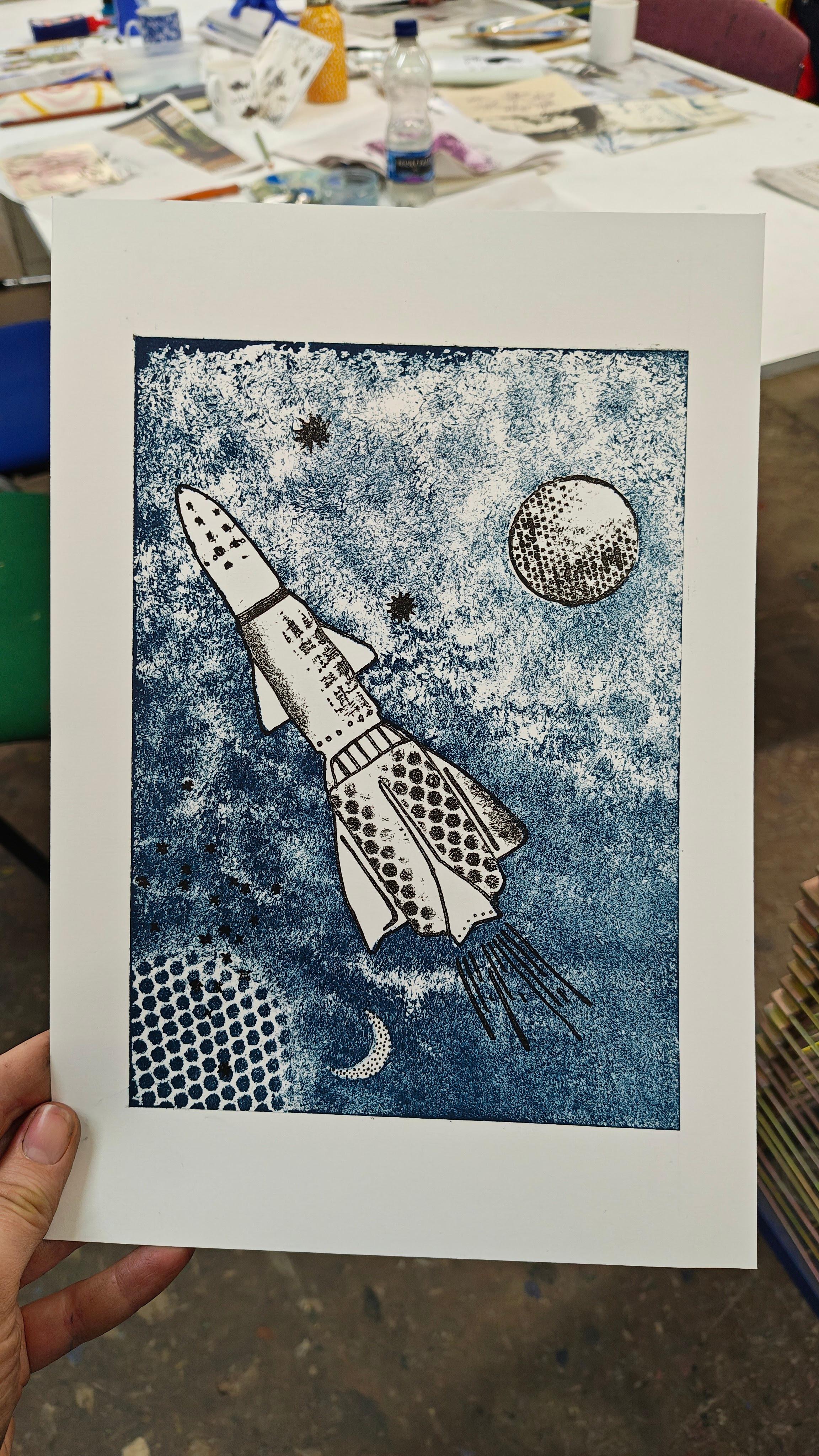Painterly Paper Lithography | Leicester Print Workshop