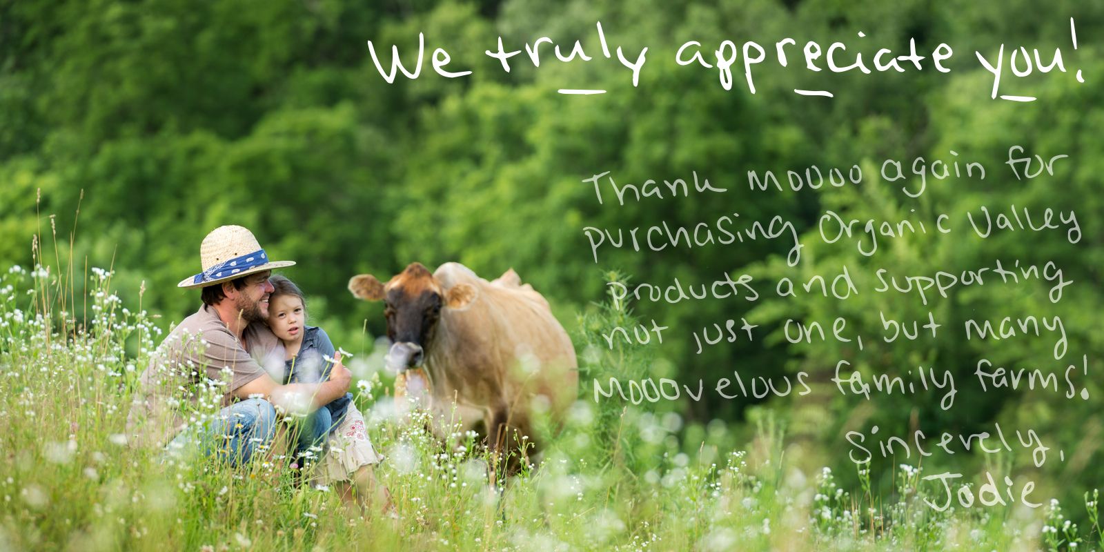Rootstock | A Simple Message From Organic Valley Farmers: Thank You