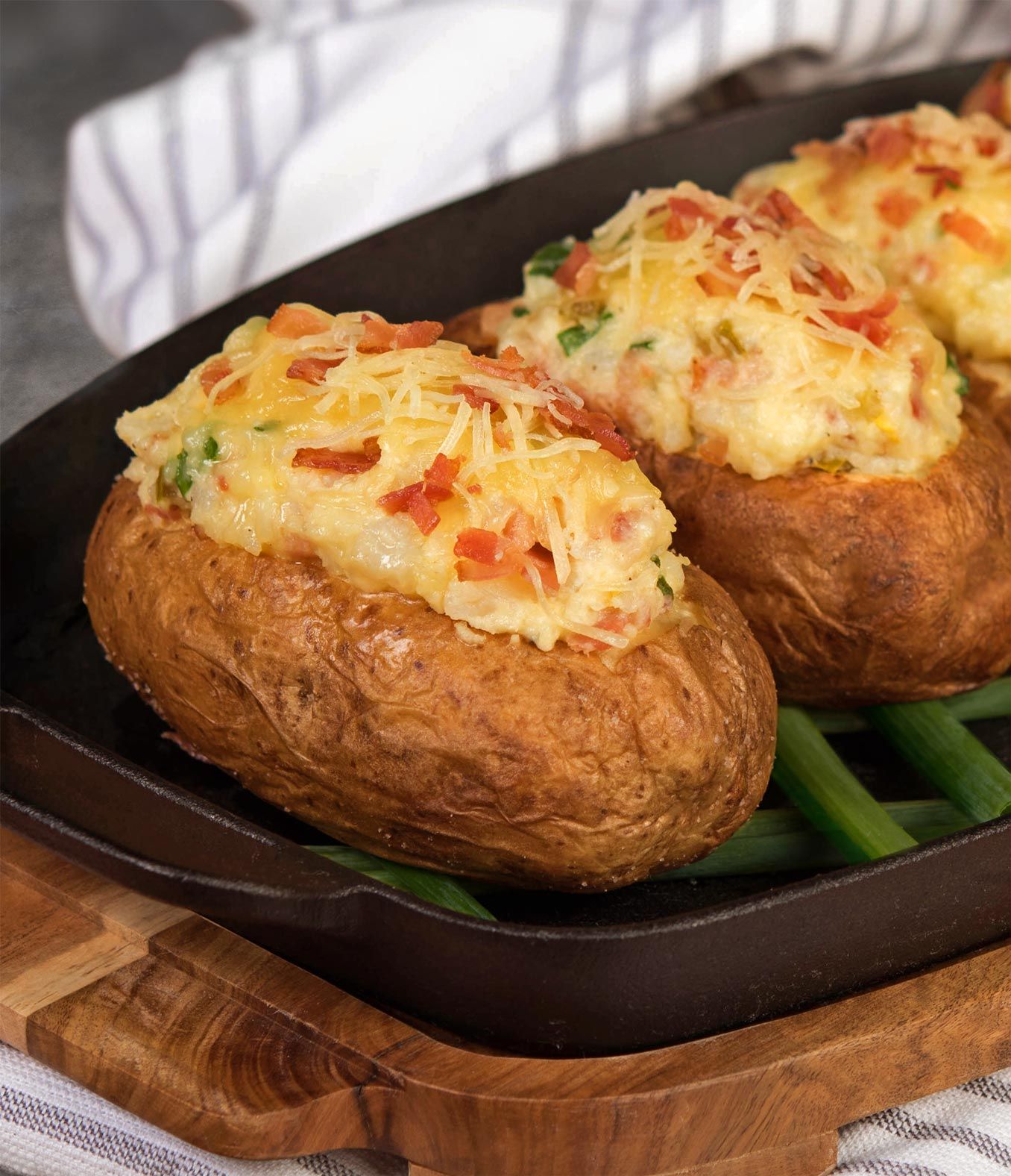 Cheesy Stuffed Potatoes with Organic Valley
