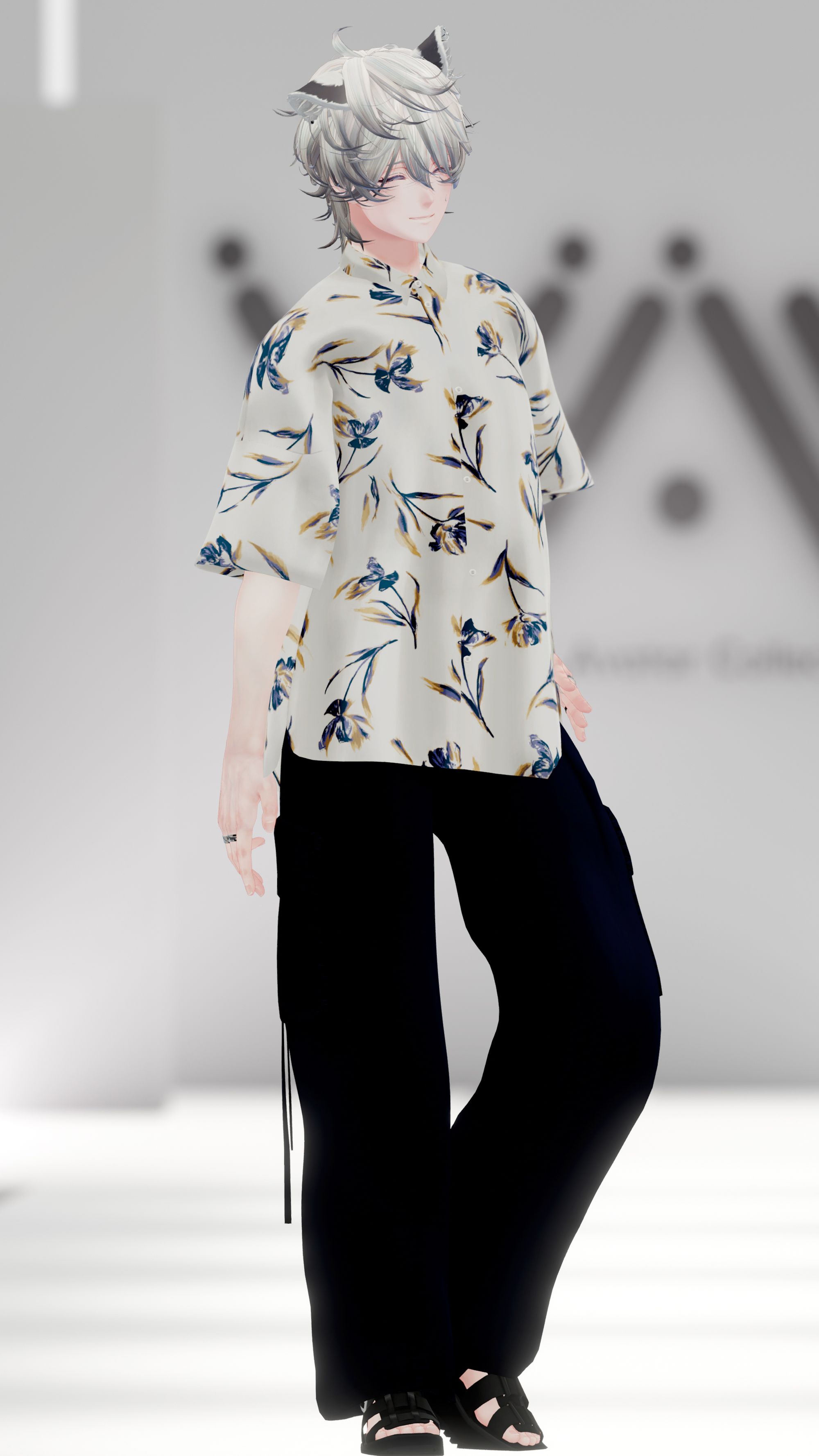 and ST RAGEBLUE「Flower shirt co-ord & 」【オリジナル3Dモデル】斑霞-Hanka- - 1Dozen ...