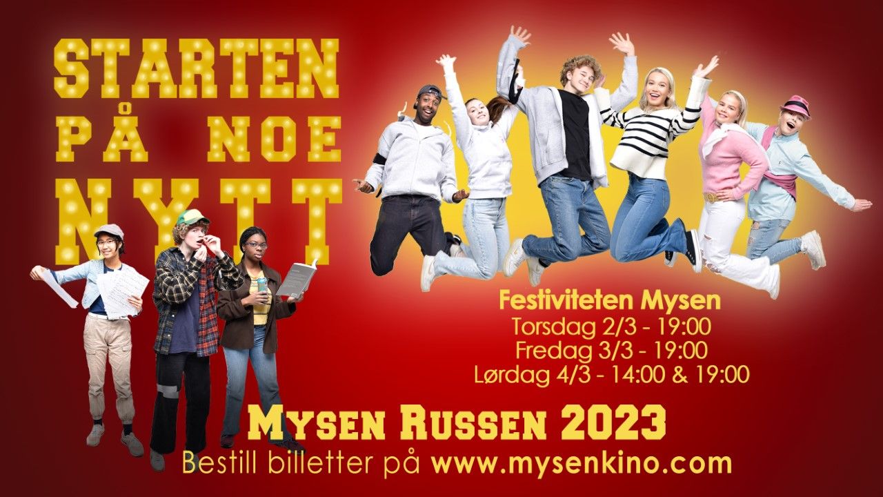 "Starten på noe nytt" Russerevyen 2023 - Festiviteten kino og kulturhus