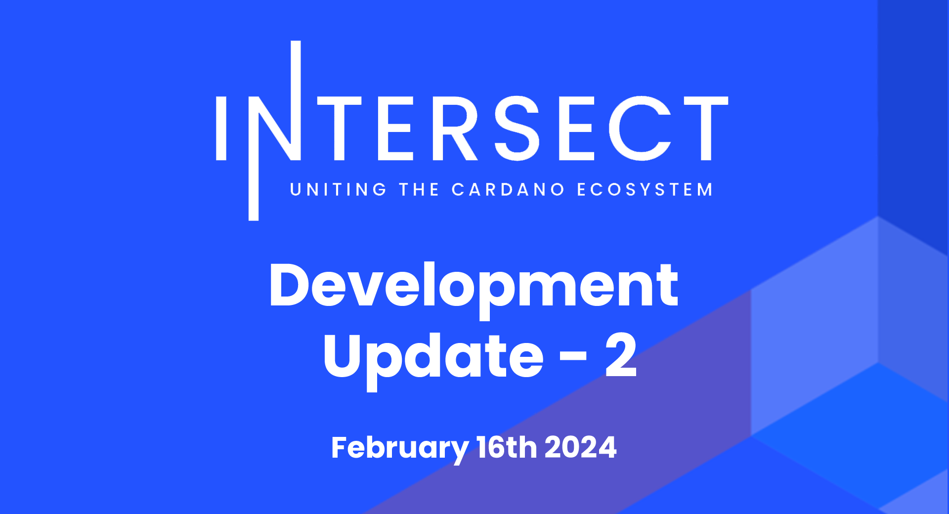 Intersect Development Update #2 - Feb 16th