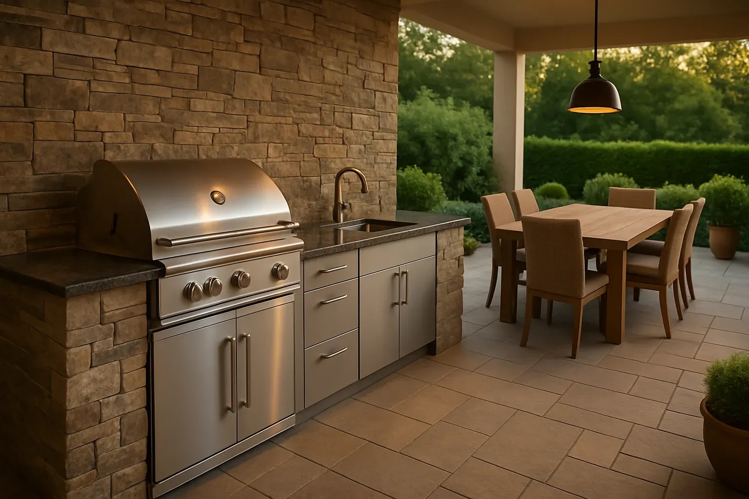 How to Design Functional and Inviting Outdoor Kitchens and Dining Areas ...