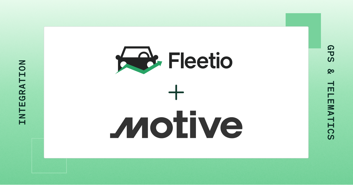 Motive GPS & Telematics Integration - Fleetio