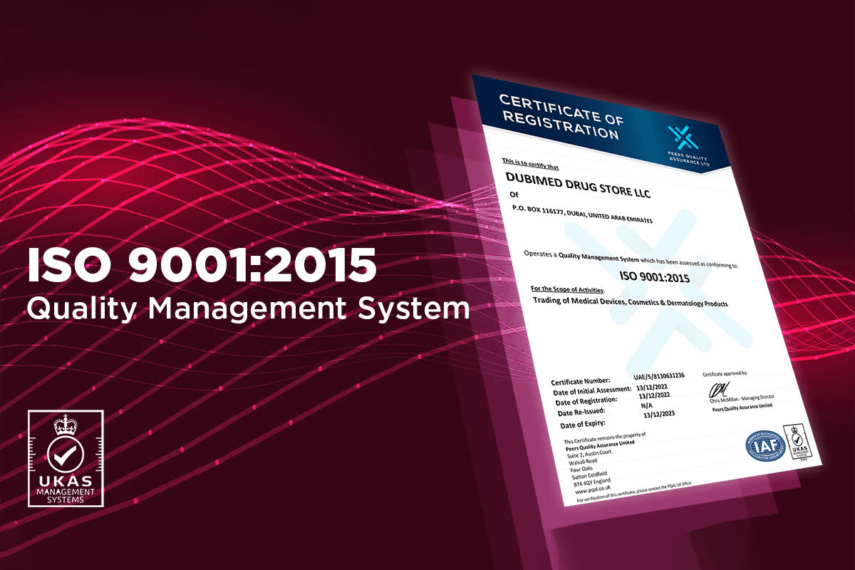 DUBIMED Achieves ISO 9001 Certification in Dubai | DUBIMED
