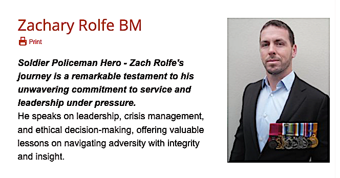 Zachary Rolfe 'Soldier Policeman Hero' | Alice Springs News