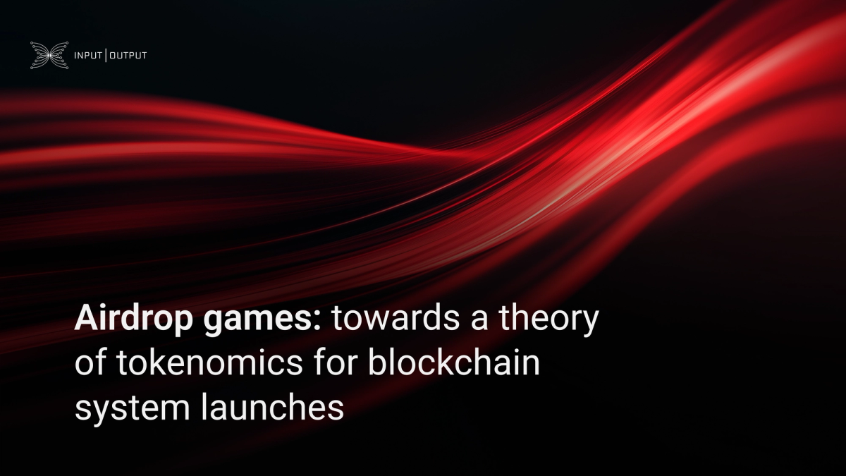 Airdrop games: towards a theory of tokenomics for blockchain system ...