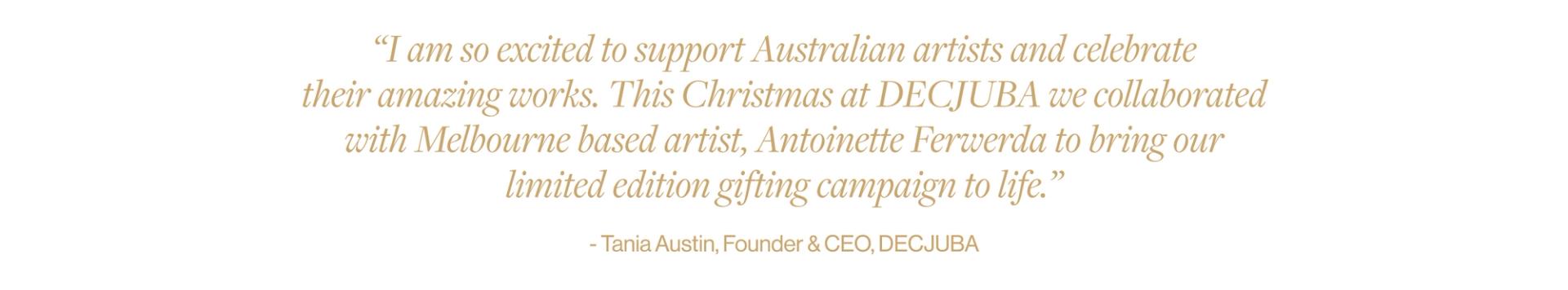 #AMAZING PARTNERS: MEET OUR 2022 CHRISTMAS ARTIST | DECJUBA