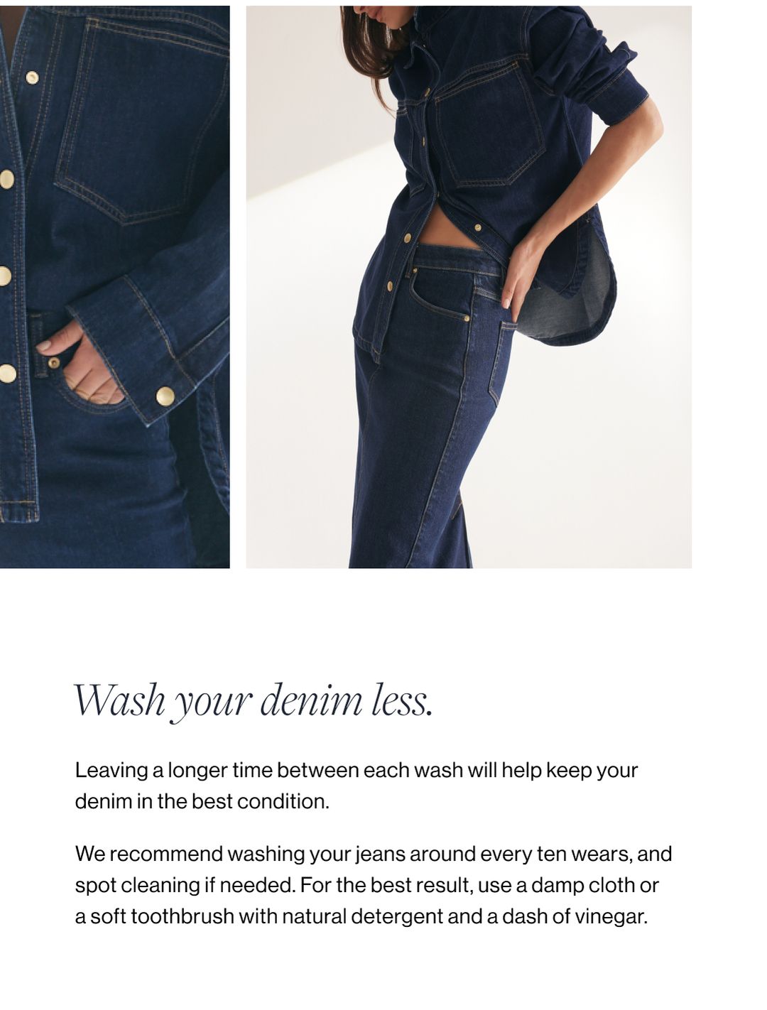 DENIM CARE GUIDE | DECJUBA