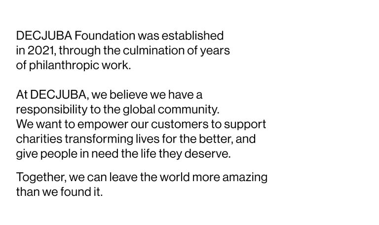 DECJUBA Foundation | DECJUBA
