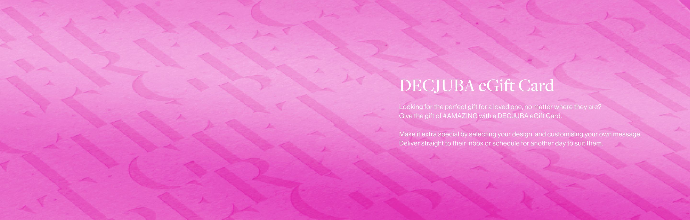 eGIFT CARDs | DECJUBA