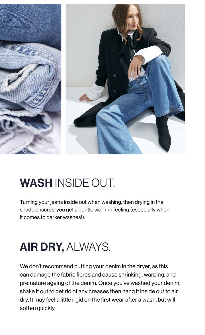 DENIM CARE GUIDE | DECJUBA