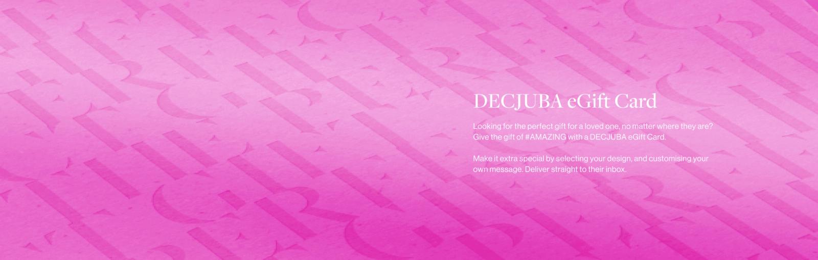 eGIFT CARDs | DECJUBA