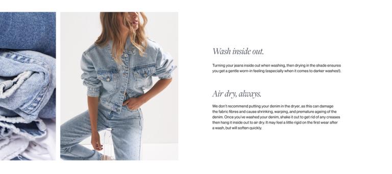 DENIM CARE GUIDE | DECJUBA