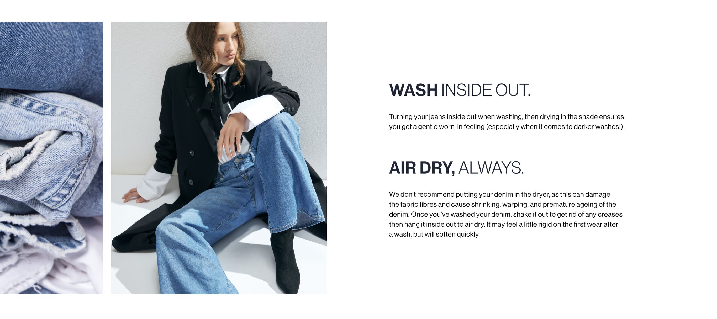 DENIM CARE GUIDE | DECJUBA