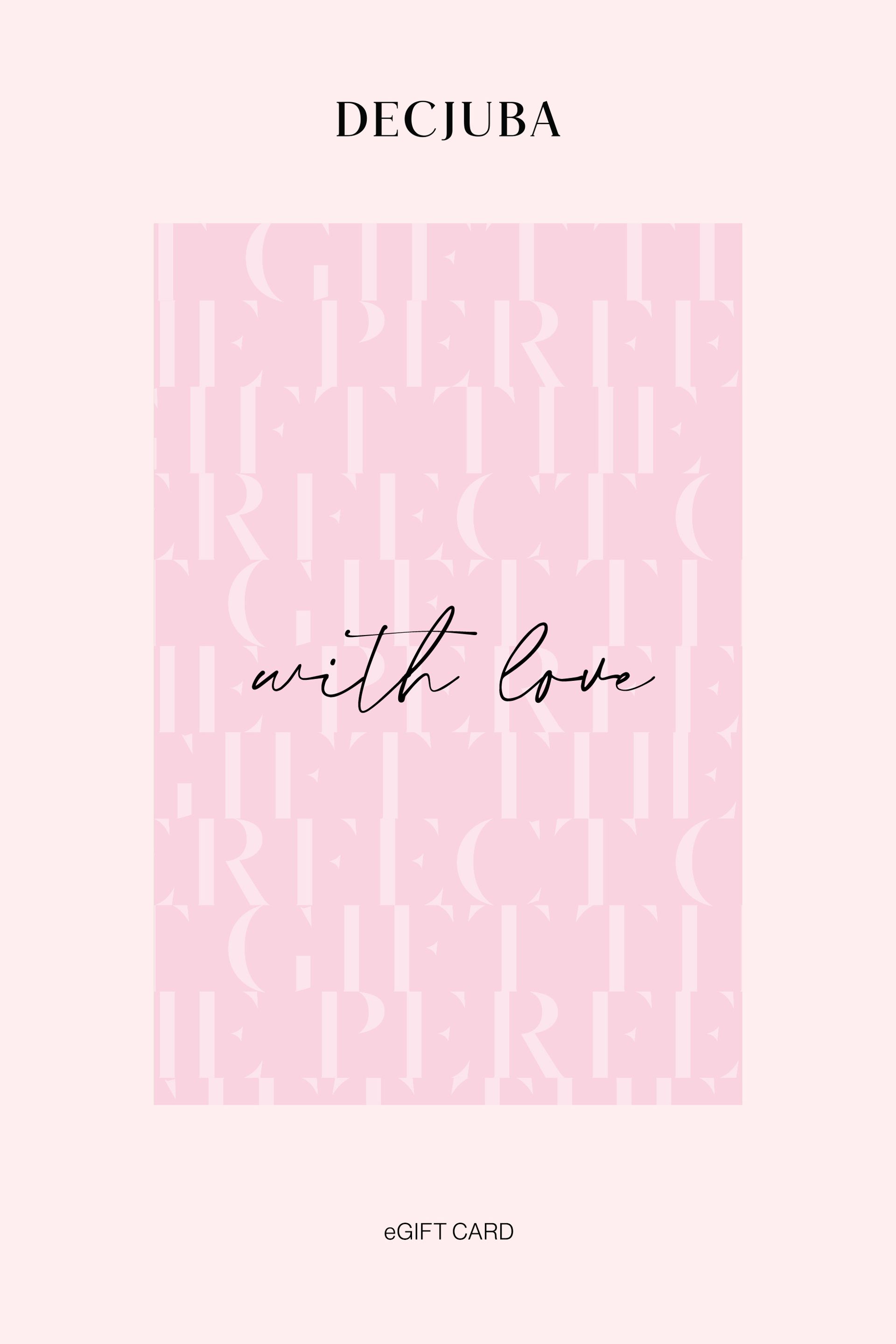 eGift Cards | DECJUBA NZ | DECJUBA