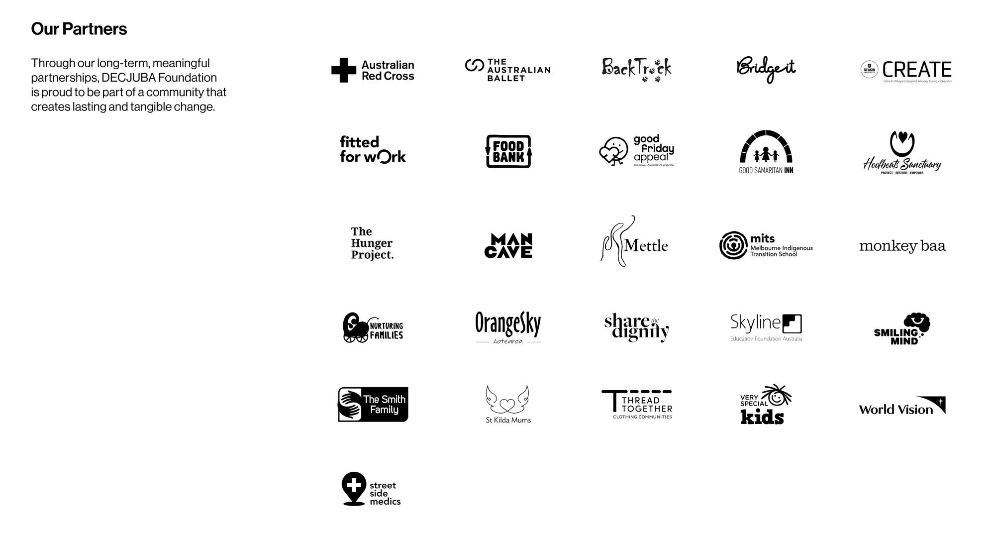 DECJUBA Foundation | DECJUBA