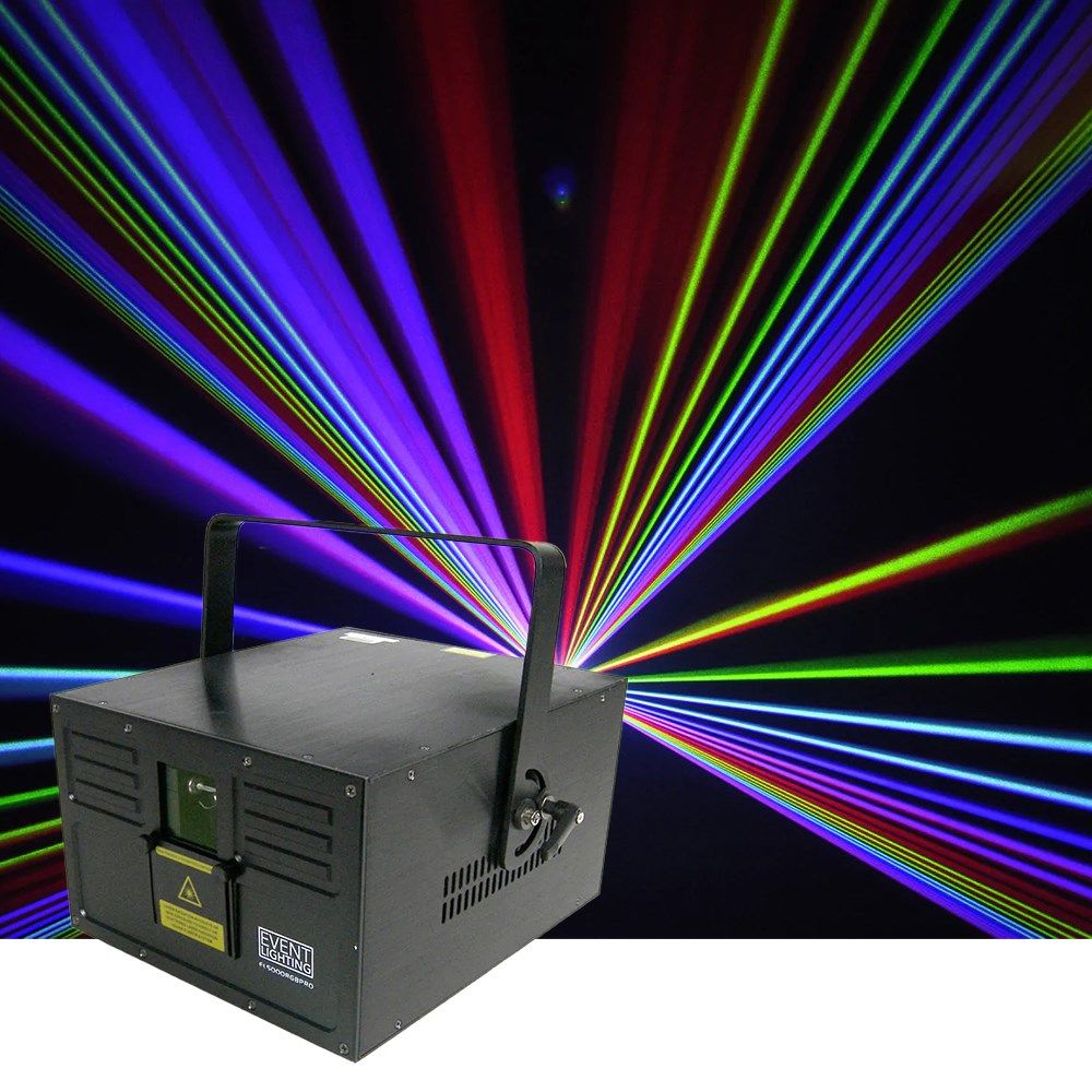 Event Lighting EL5000RGBPRO RGB Animation Laser (5W) w/ Road Case ...