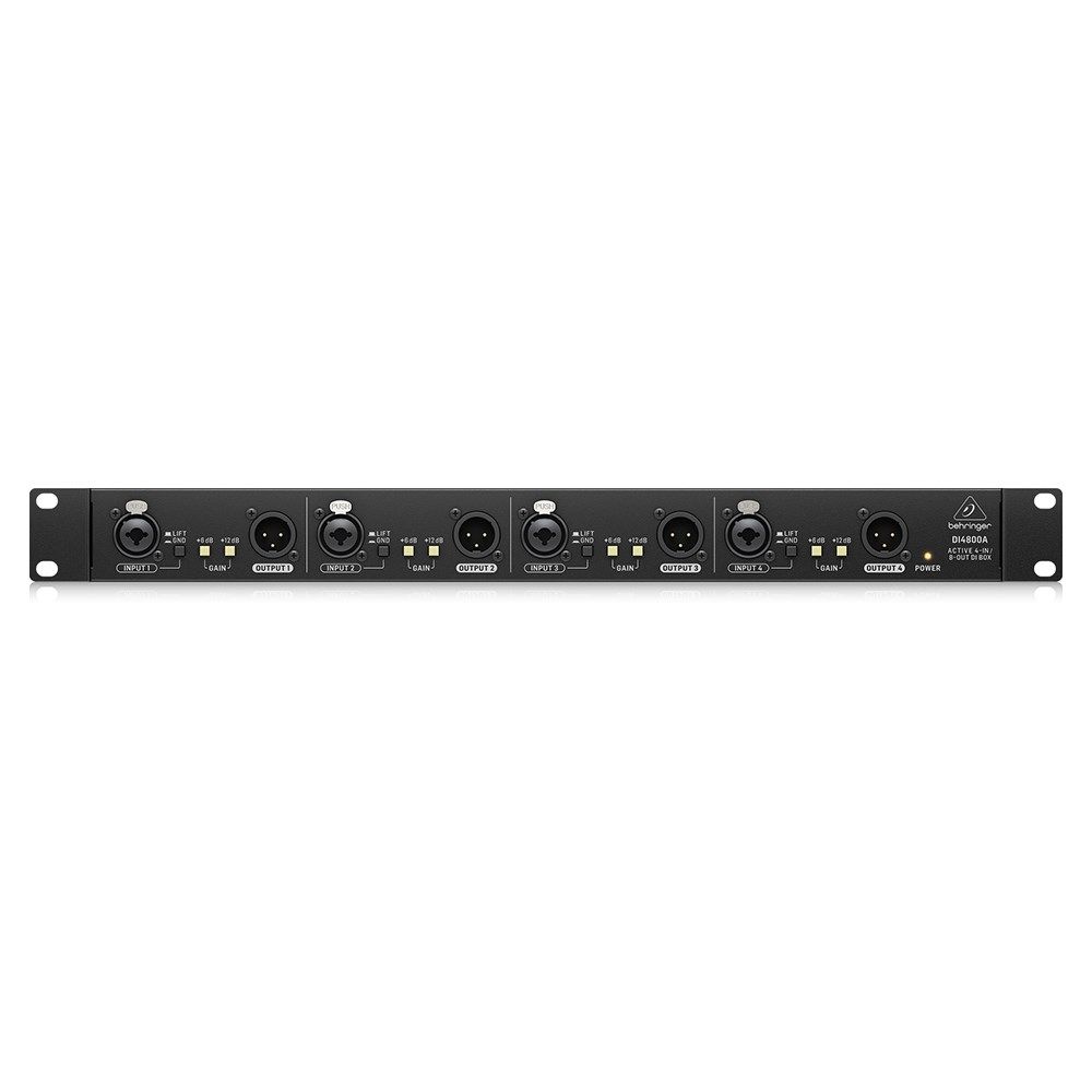 Behringer Ultra-DI Pro DI4800A Pro 4-Channel Active DI-Box, Booster ...